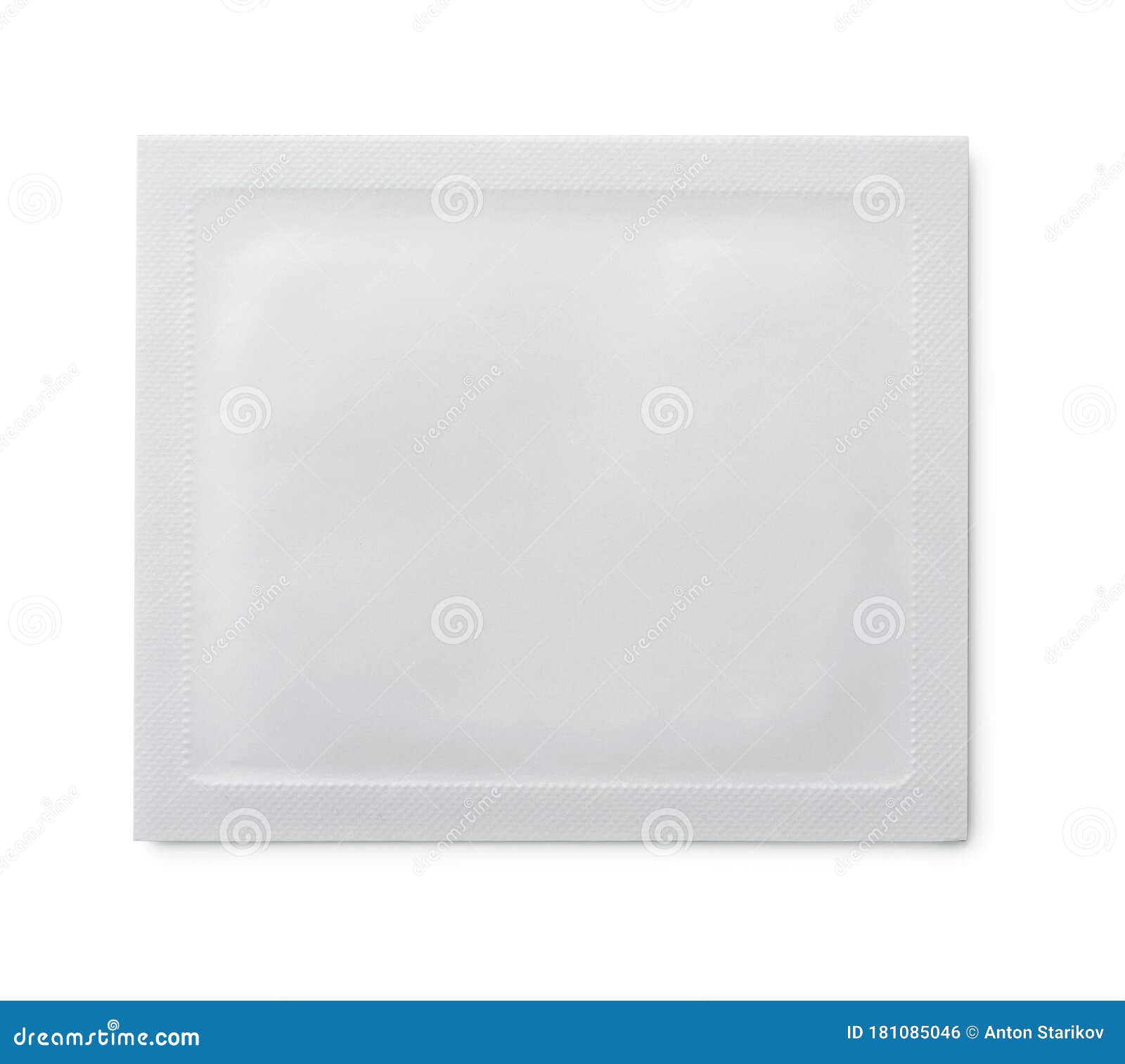 Blank packaging sachet bag stock photo. Image of label - 181085046