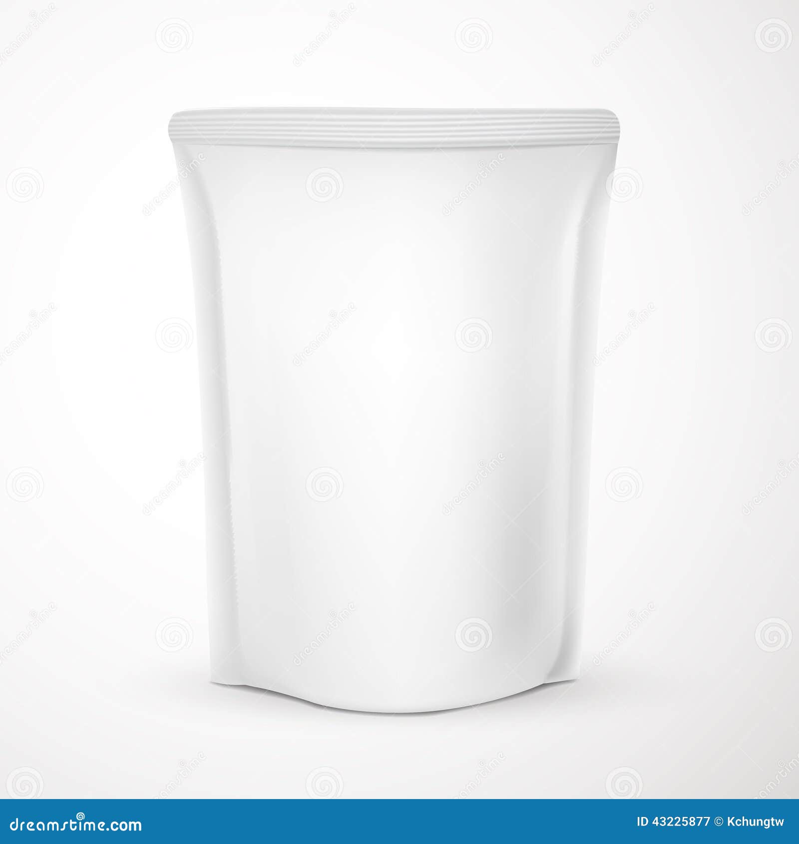 Blank Packaging Template Mockup Isolated On White. Cartoon Vector ...