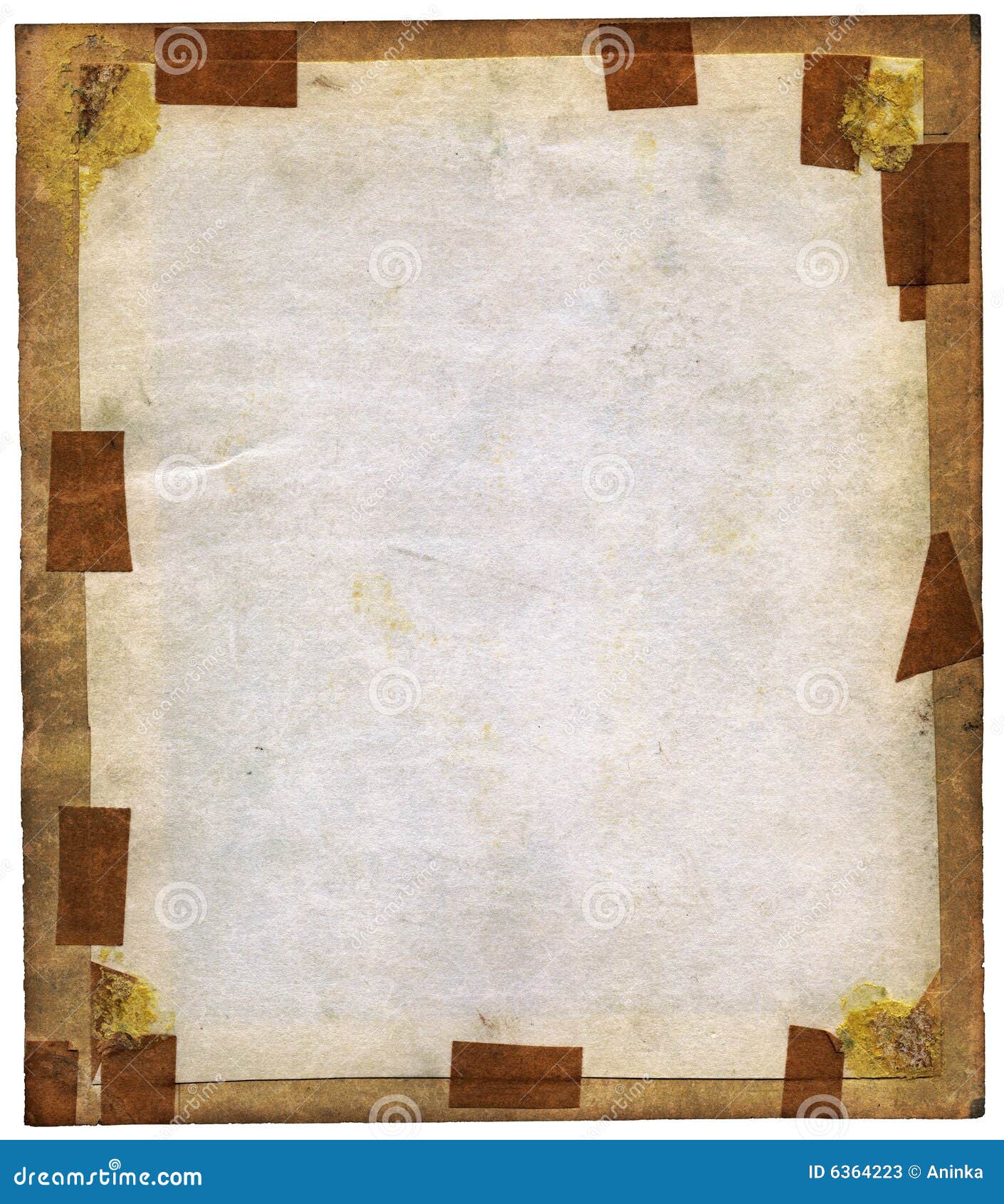 Blank Page with Paper Frame Stock Image - Image of empty, artistic: 6364223