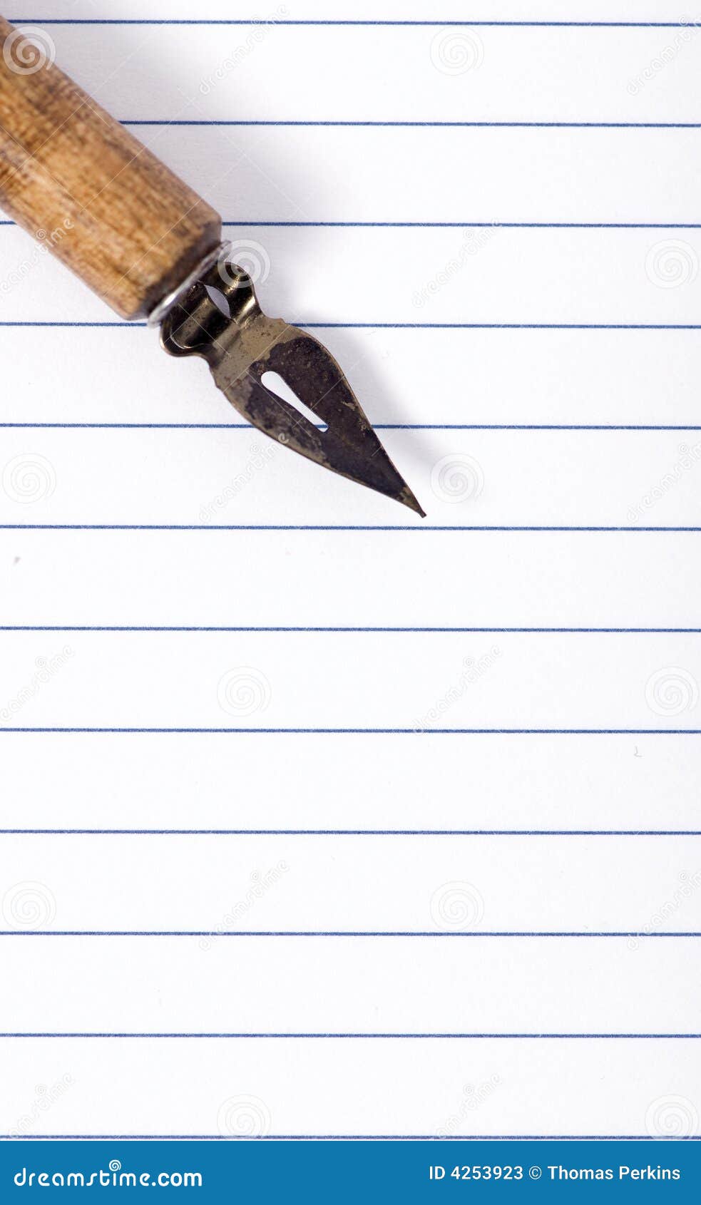 Blank page and pen stock image. Image of open, calligraphy - 4253923