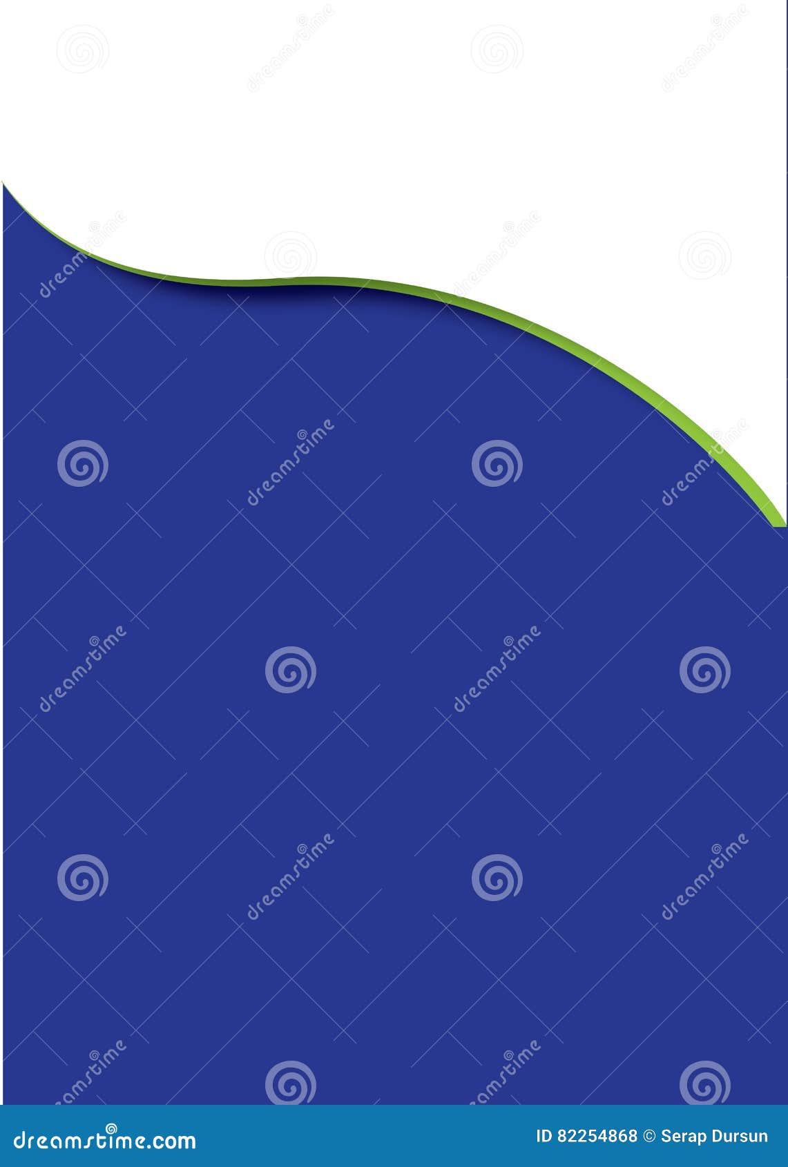 Blank Page Template stock vector. Illustration of cover - 82254868