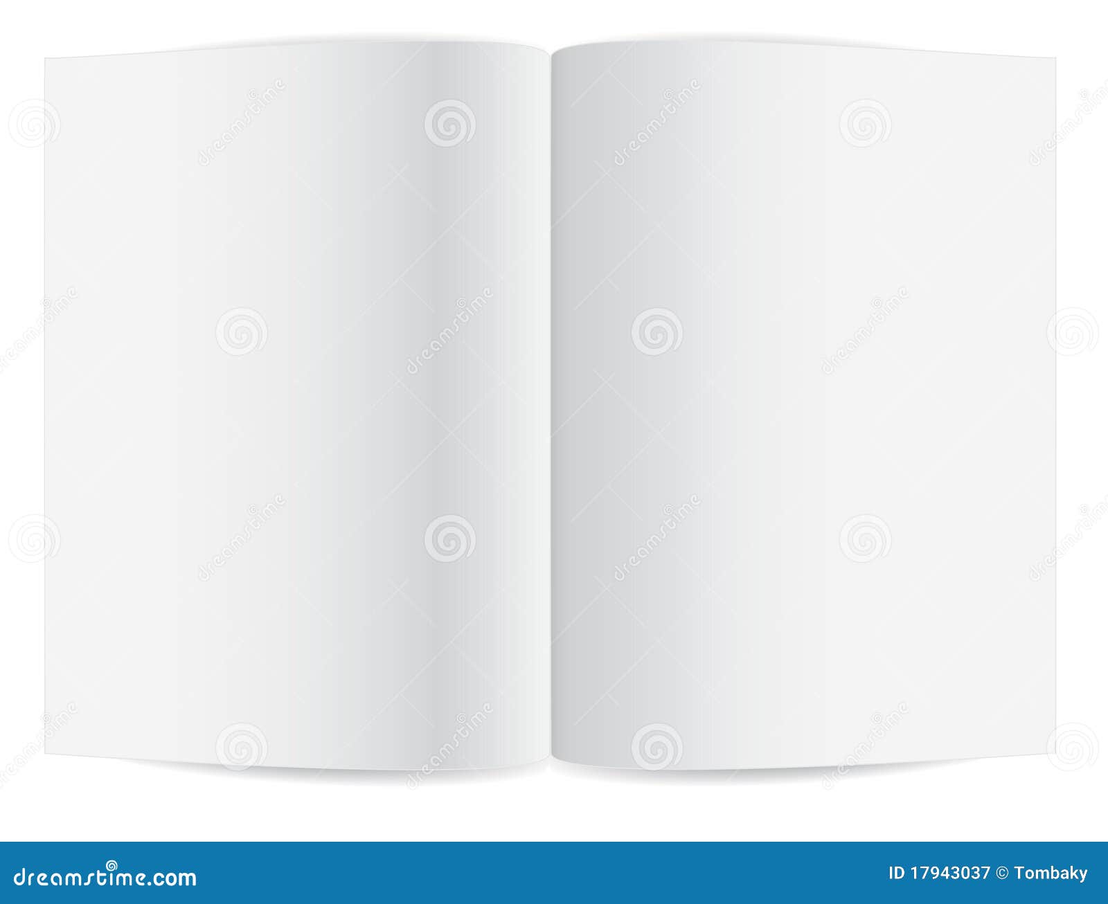 Blank pages inside of book stock vector. Illustration of backdrop ...