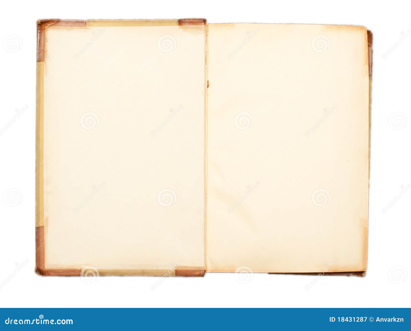Blank Pages Of An Old Antique Dusty Book Stock Image | CartoonDealer ...