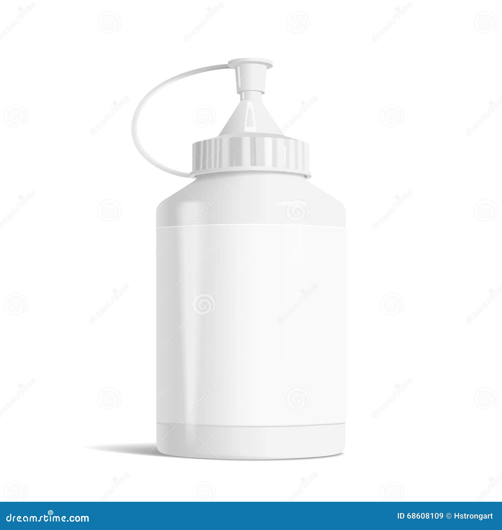 Blank paint bottle stock illustration. Illustration of object - 68608109