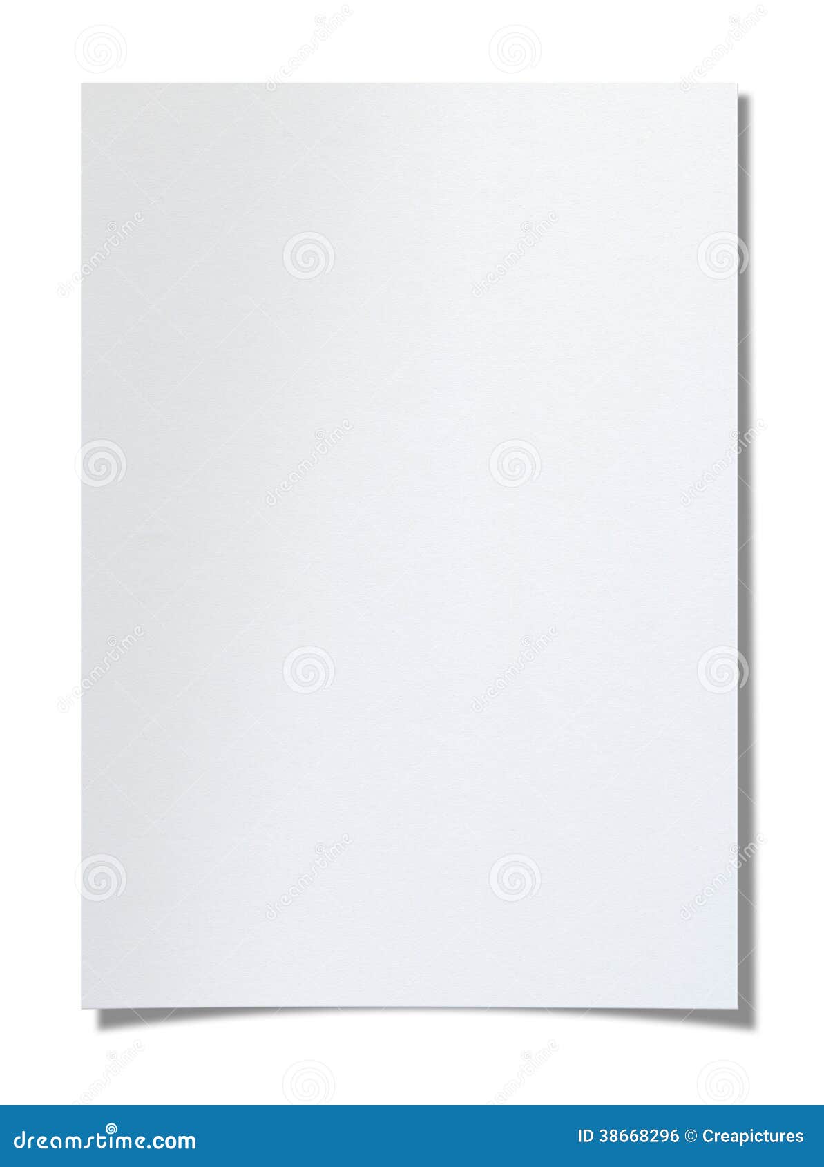 Blank Paper stock illustration. Illustration of clipping - 38668296