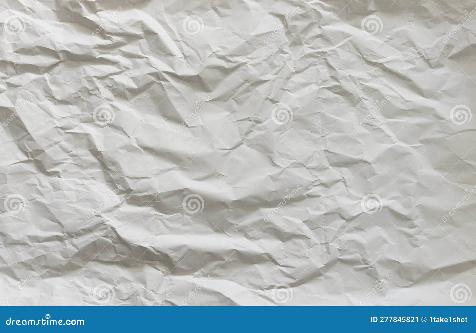 Blank Paper Background with Wrinkles and Random Folds Stock Image ...
