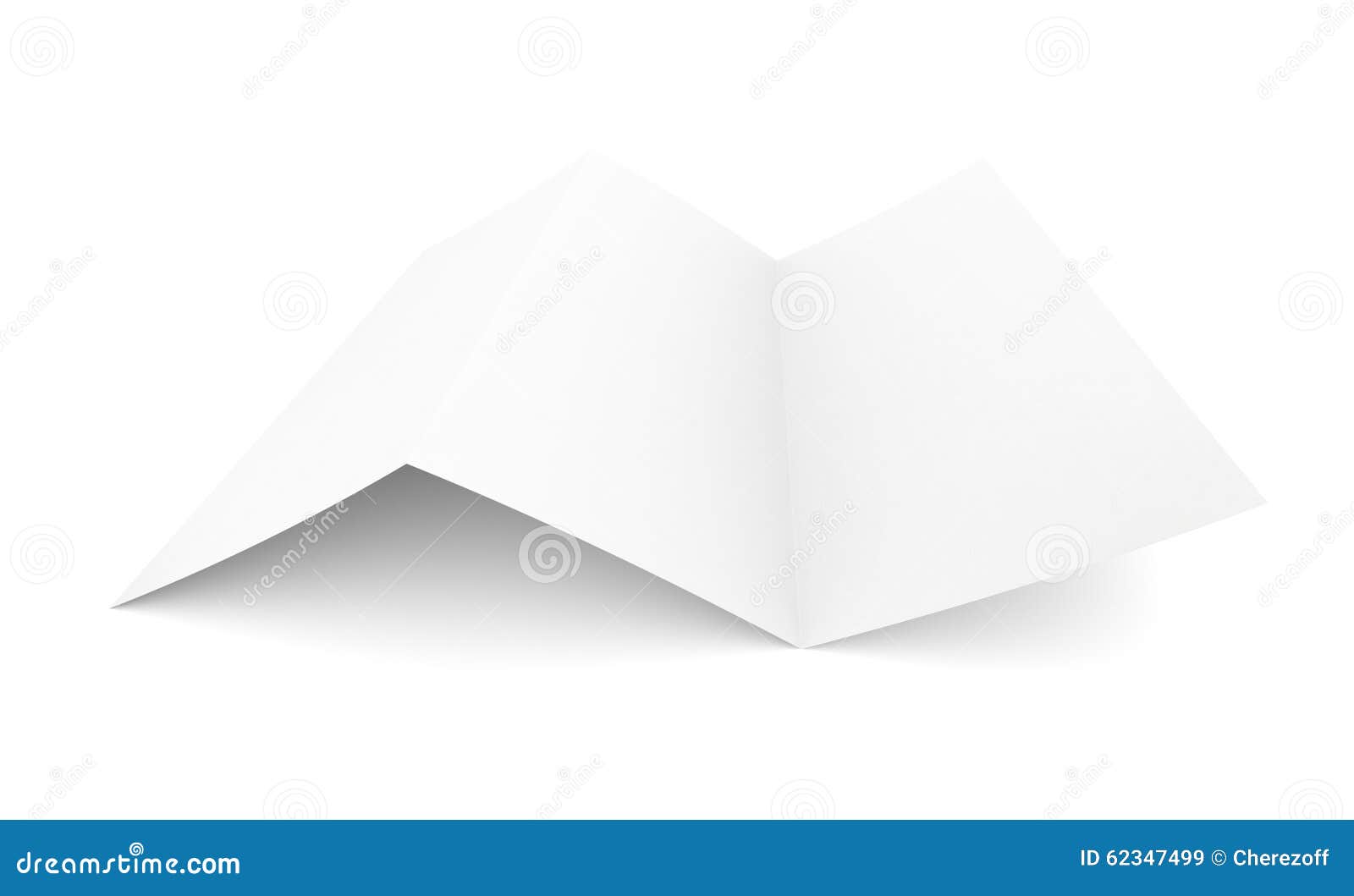 Blank Paper Booklet on White Stock Illustration - Illustration of note ...