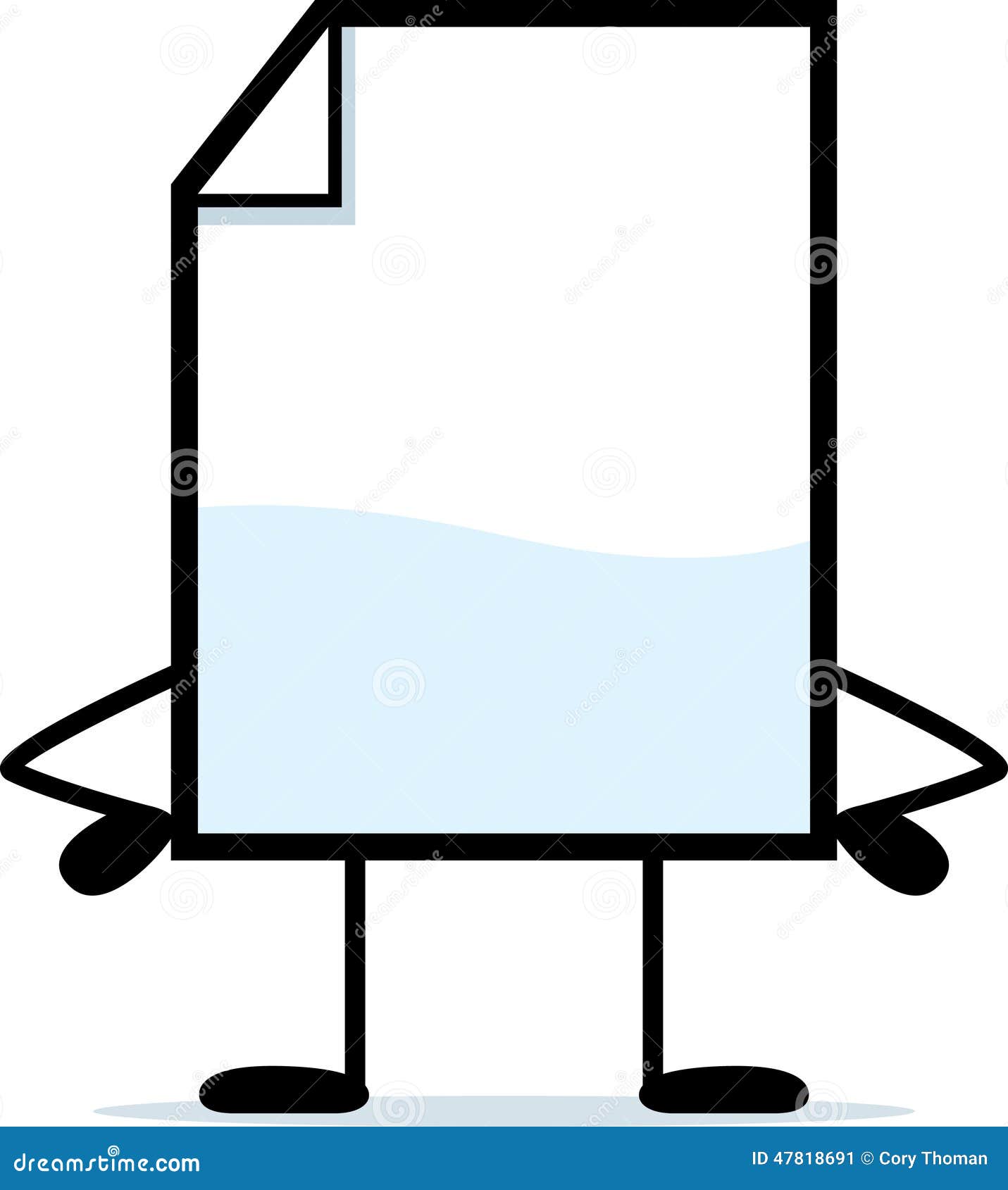 Blank Paper stock illustration. Illustration of sheet - 47818691