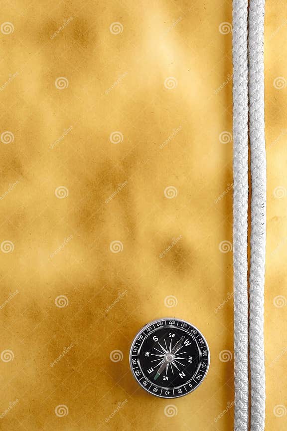 Blank paper with compass stock photo. Image of arrow, compass - 9000238