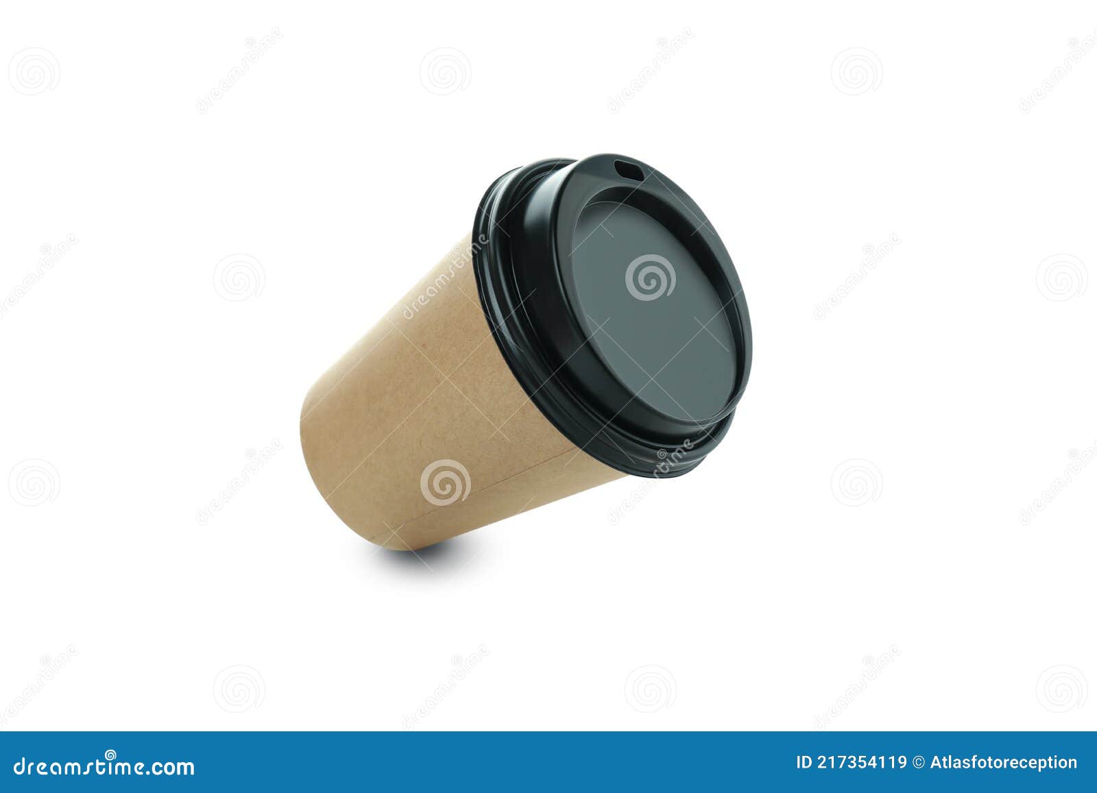 Blank Paper Cup Isolated on White Background Stock Image - Image of ...