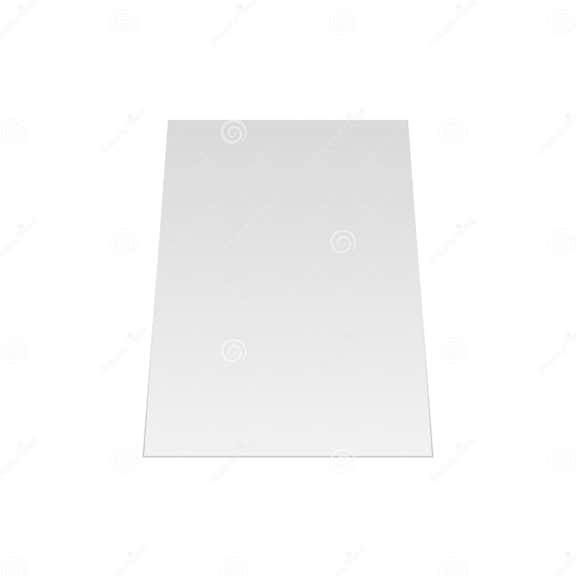 Blank Paper Document Realistic Template Stock Vector - Illustration of ...