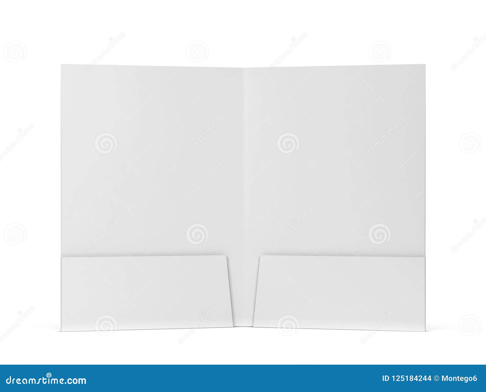 Folder Mockup Design For Keeping Your Documents Vector Illustration ...