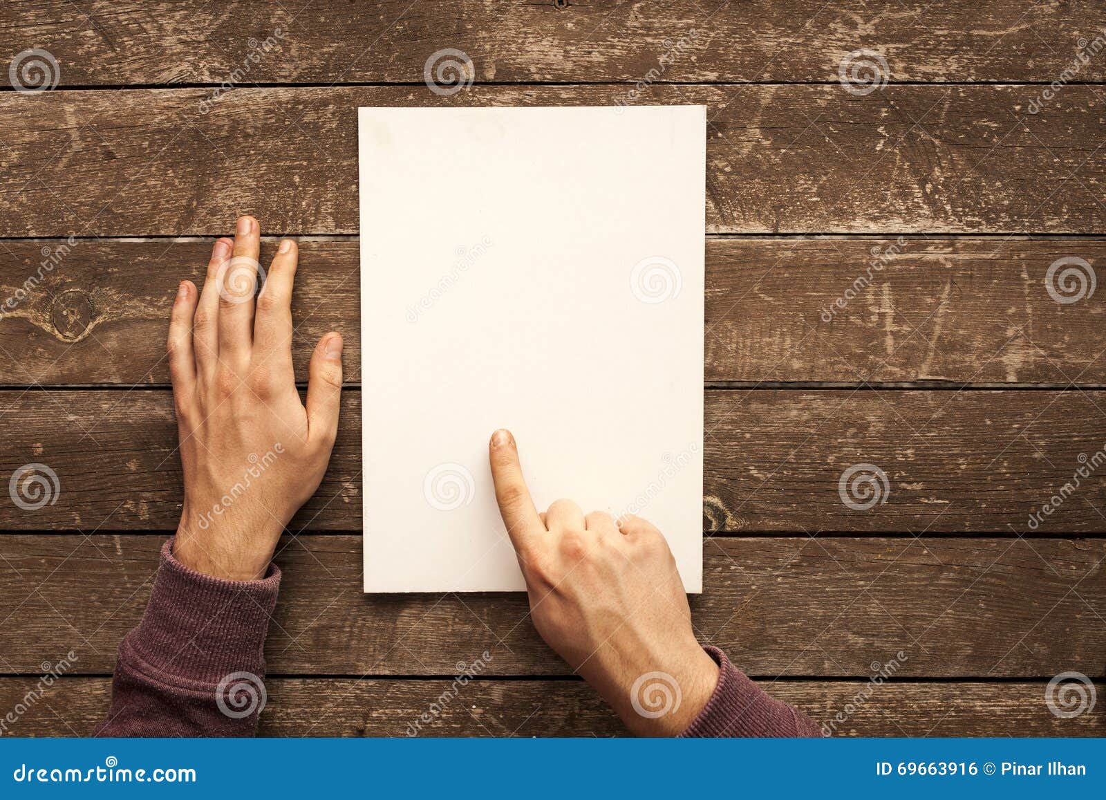 Blank Paper stock photo. Image of businessman, medium - 69663916