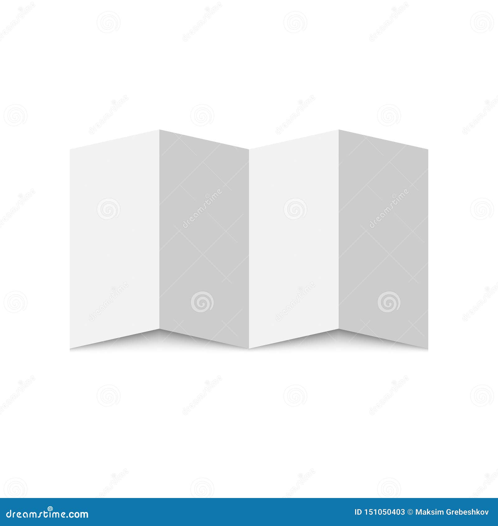 Blank paper map stock illustration. Illustration of marker - 151050403