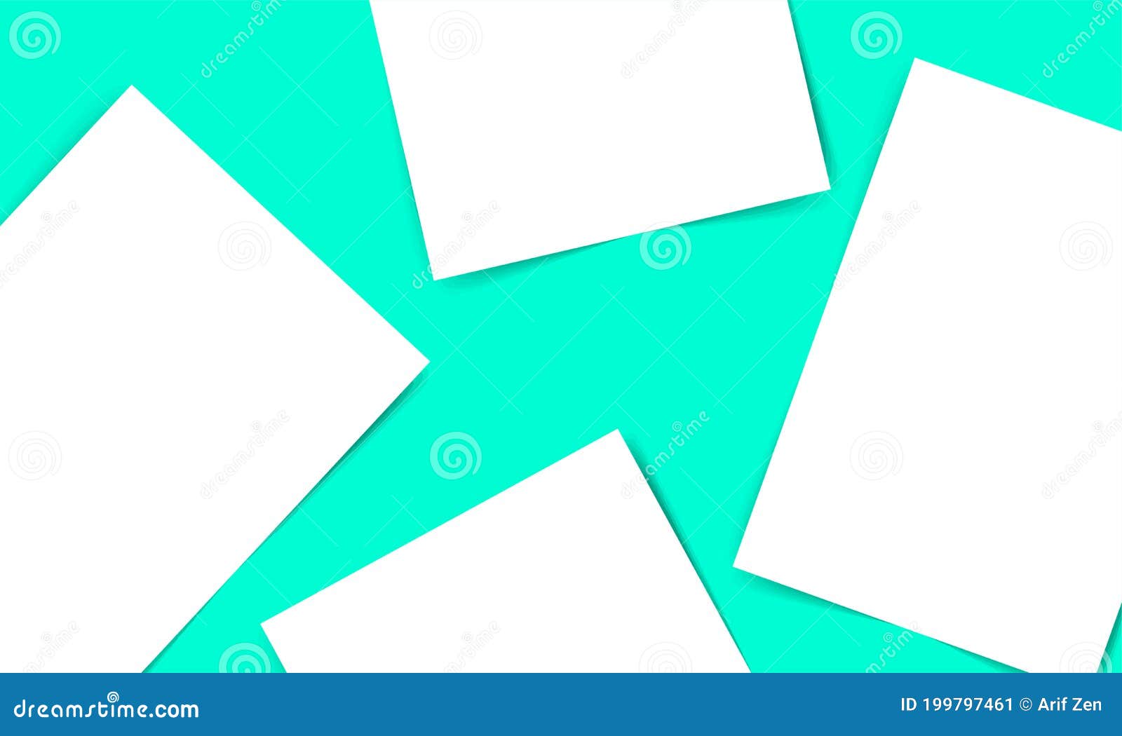 Front-Facing Blank Paper Mockup: Realistic A4 Sheet Template - Vector ...