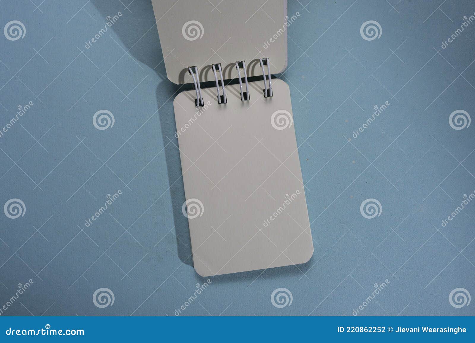 Blank paper note book stock photo. Image of black, concept - 220862252