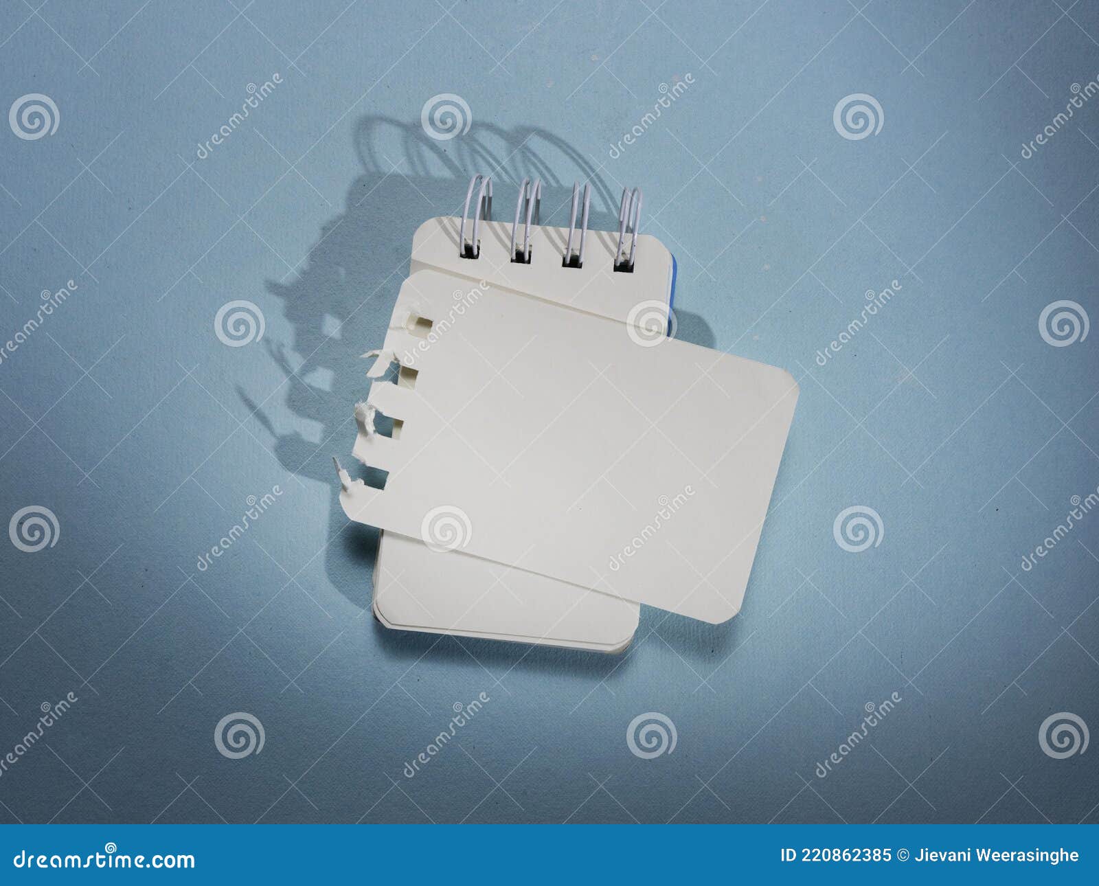 Blank paper note book stock image. Image of mock, mockup - 220862385