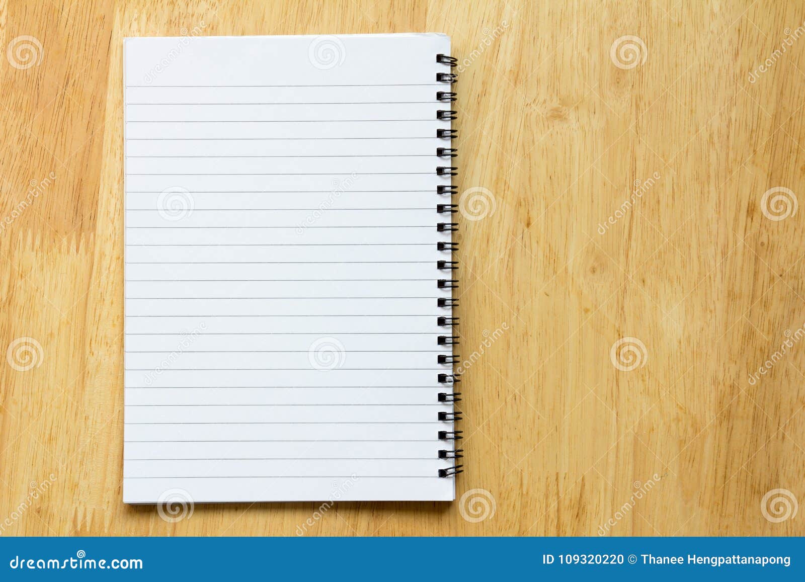 Blank Paper Note Book on Table Background Stock Photo - Image of blank ...