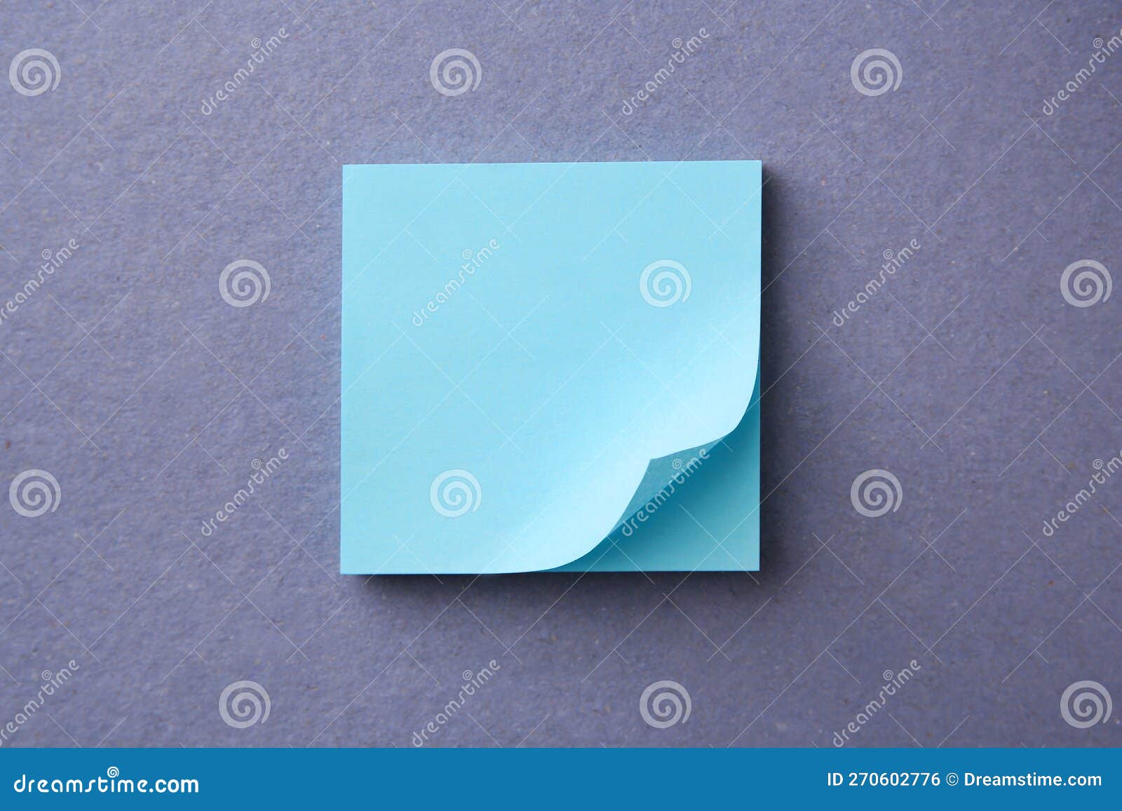 Blank Paper Note on Color Background, Top View Stock Photo - Image of ...