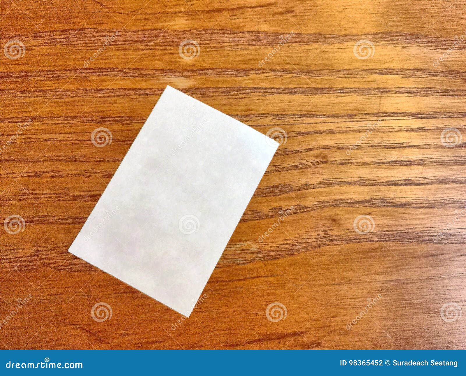 Blank Paper Note on the Table Stock Photo - Image of style, diary: 98365452