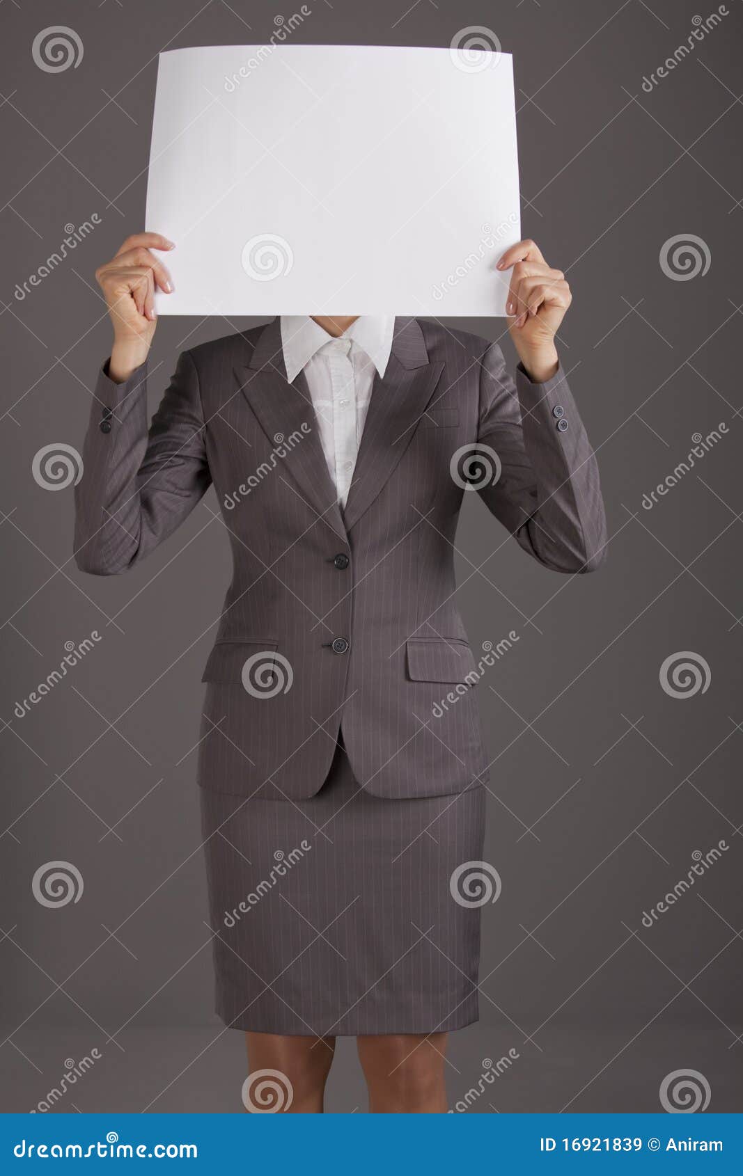 Blank paper over face stock image. Image of expression - 16921839