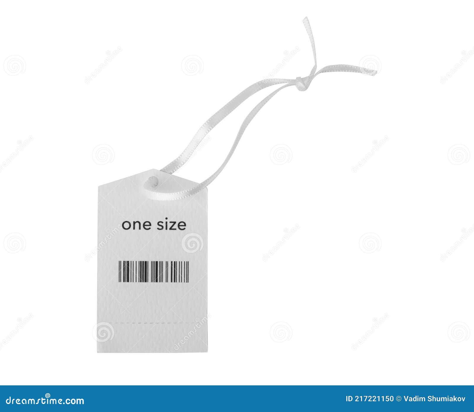 Blank Paper Price Tag or Label Isolated Stock Photo - Image of product ...