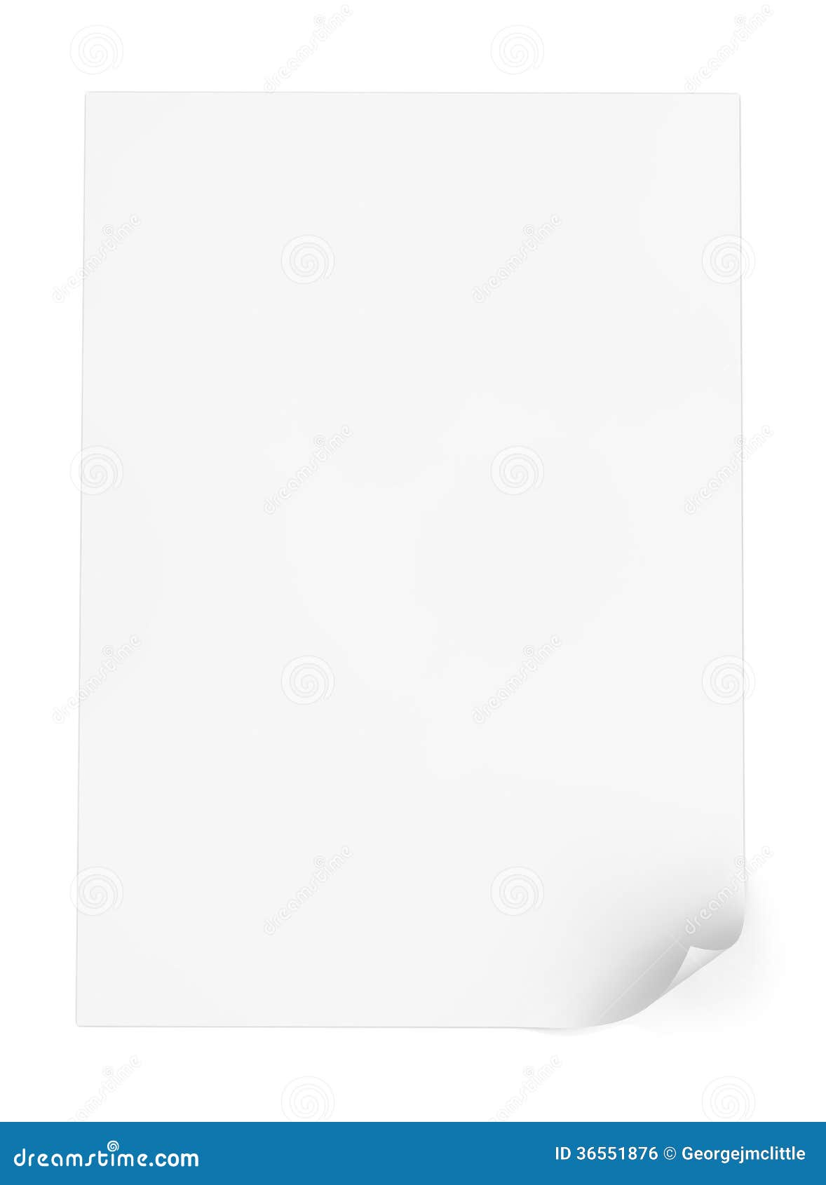 Blank paper stock illustration. Illustration of office - 36551876