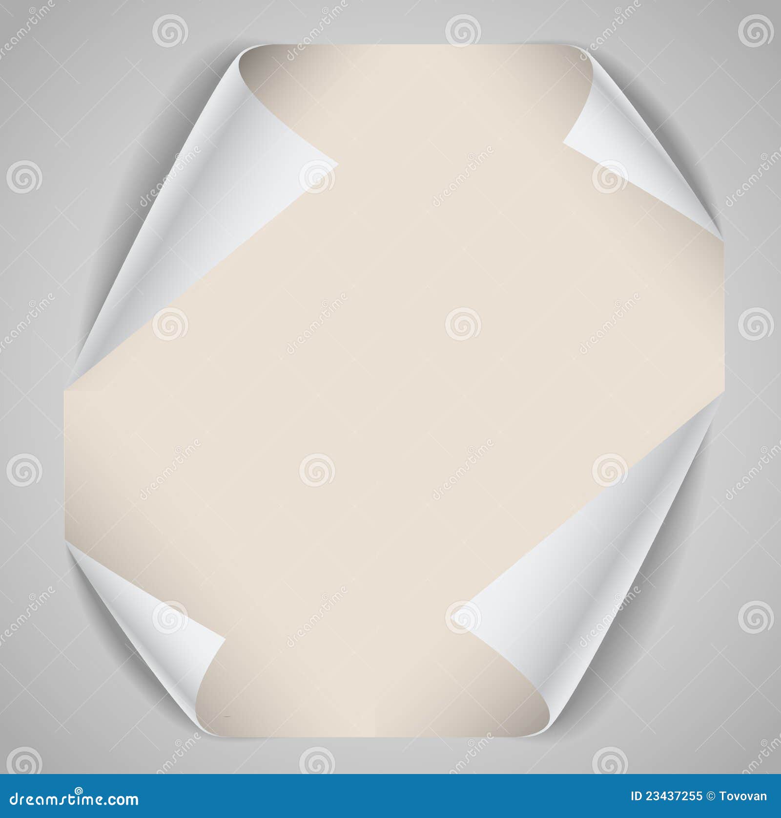 Blank paper sheet stock vector. Illustration of notepad - 23437255