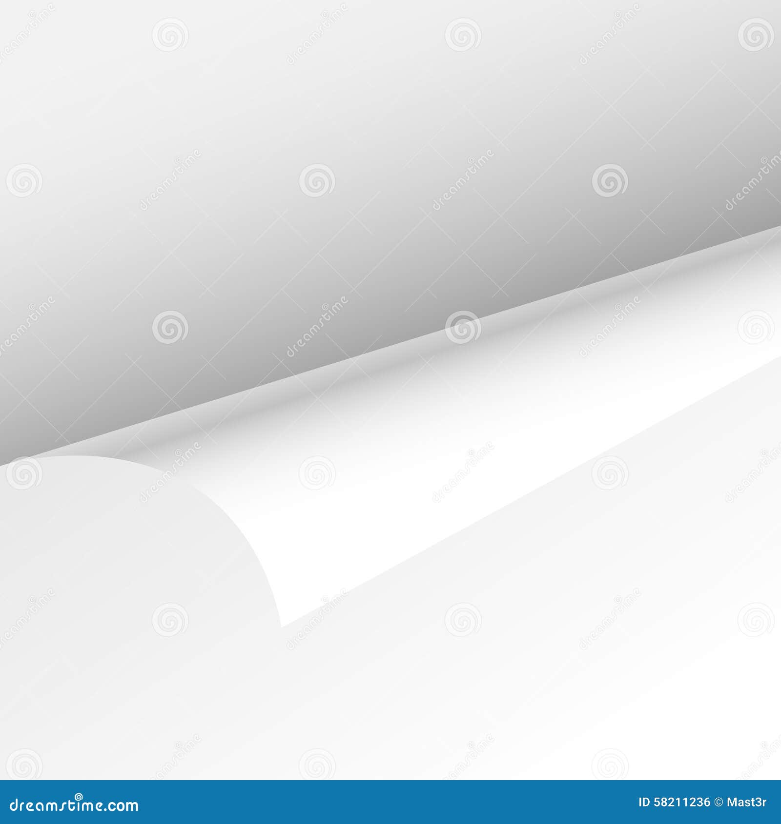 Blank Paper Sheet Curl Corner, Empty Page Bend Stock Vector ... Blank Paper Sheet Curl Corner, Empty Page Bend Stock Vector ...