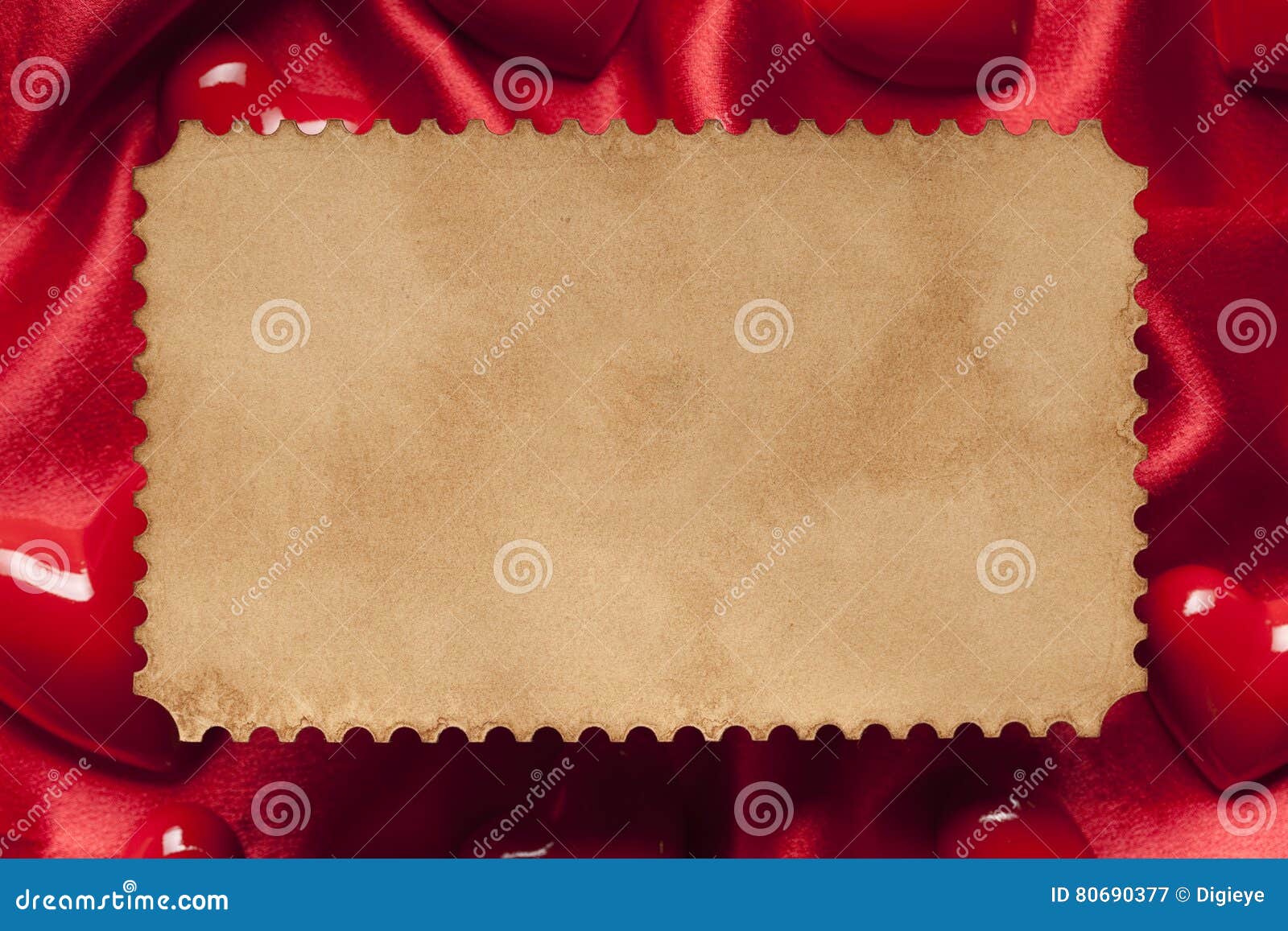 Blank Paper Sheet on Red Background Stock Image - Image of decor ...