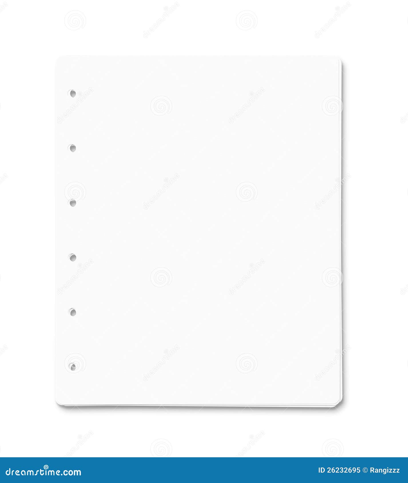 Blank Paper Sheets with Copy Space Stock Image - Image of empty, letter ...