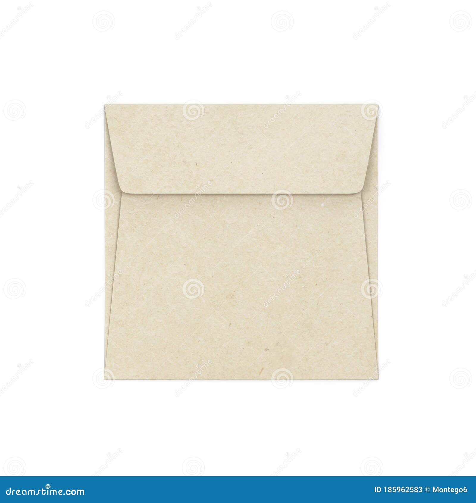 Envelope A4 Mockup. Template Paper Letter, Folder. Standard White Blank ...