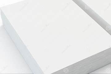 Blank a4 paper stacks stock illustration. Illustration of cardboard ...