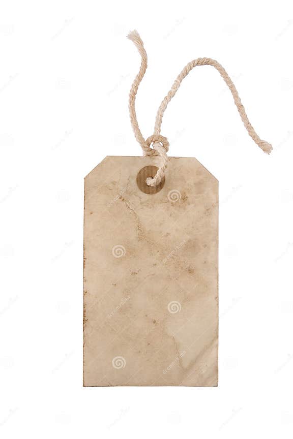 Blank paper tag stock image. Image of paper, hang, hanging - 5462563