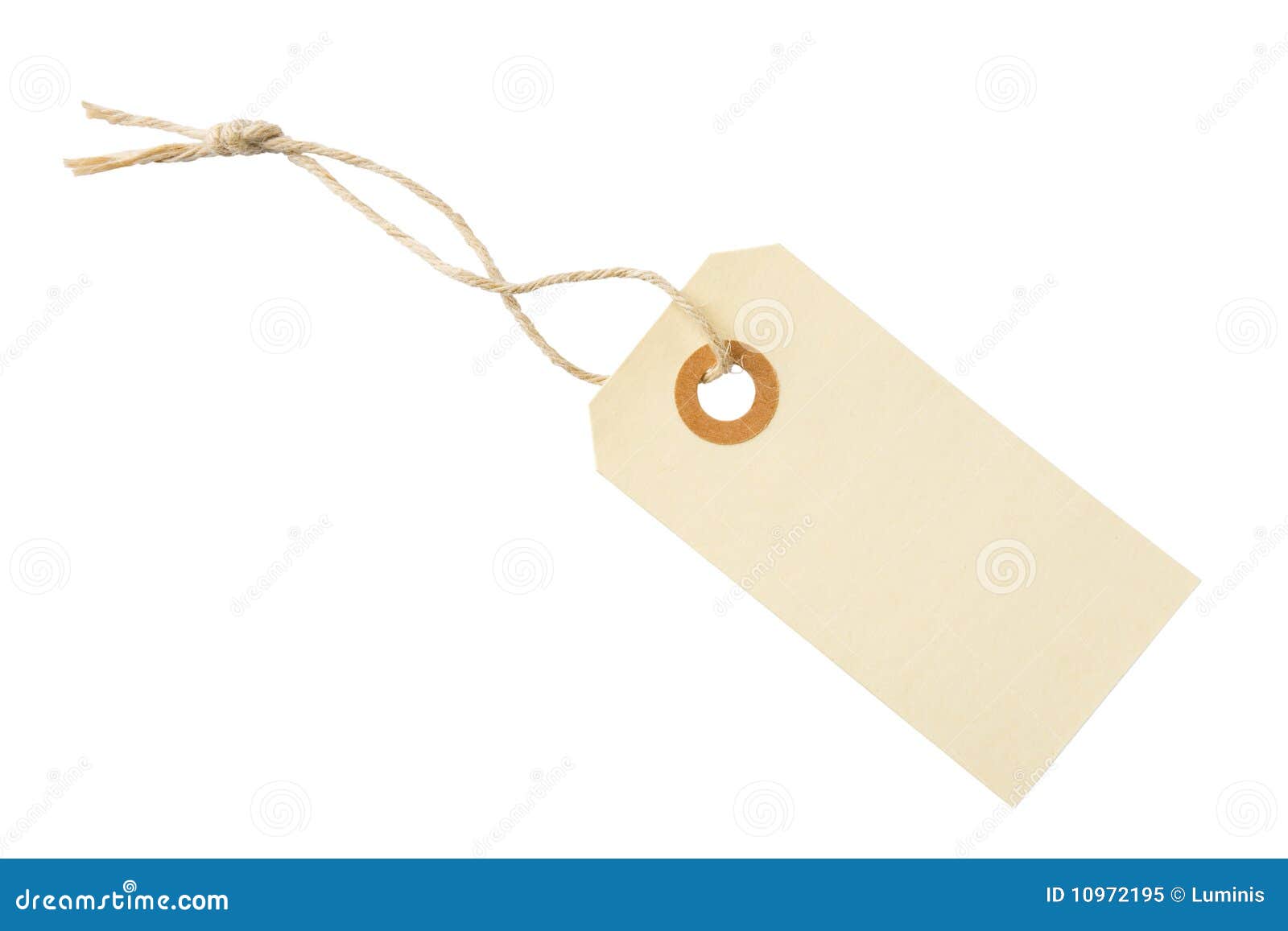 Blank Paper Tag Label stock image. Image of background - 10972195