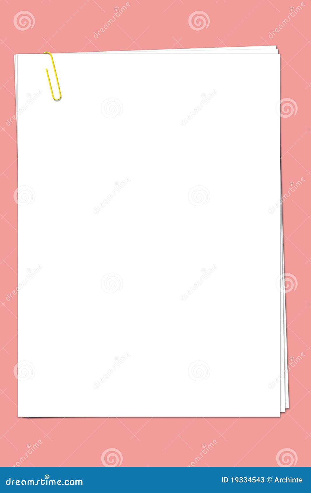 Blank papers stock image. Image of homework, notes, text - 19334543