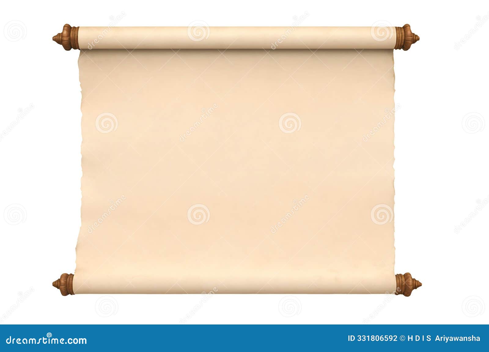 Old Scroll Rolled Paper In Pixel Art Style Isolated On Transparent ...