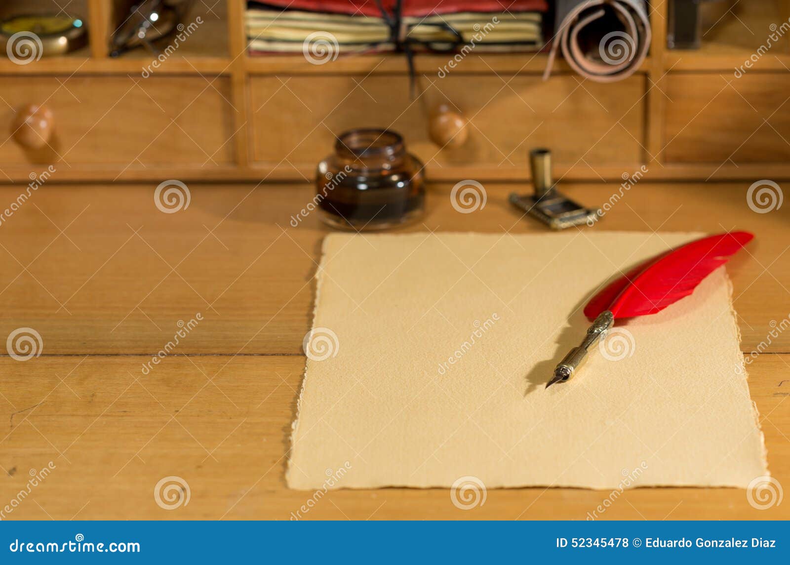 Blank parchment stock photo. Image of novel, note, coins - 52345478