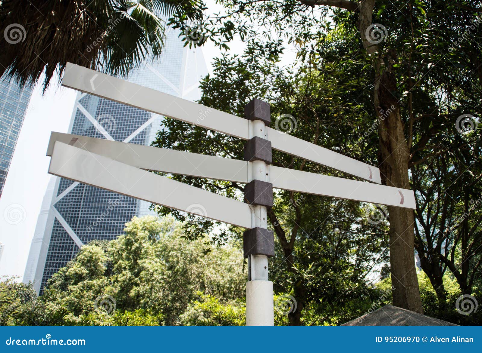 Blank Park Sign stock photo. Image of travelling, park - 95206970