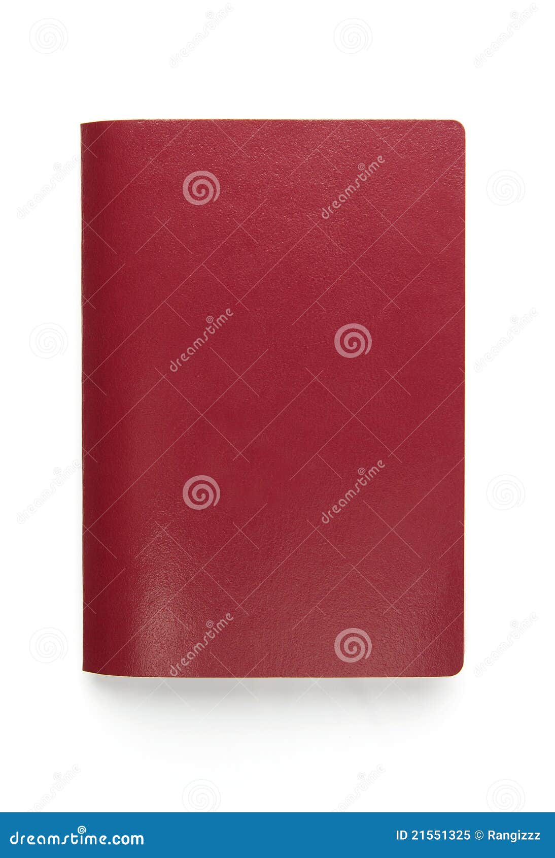 Blank Passport Isolated On White Stock Image Image Of Texture Card