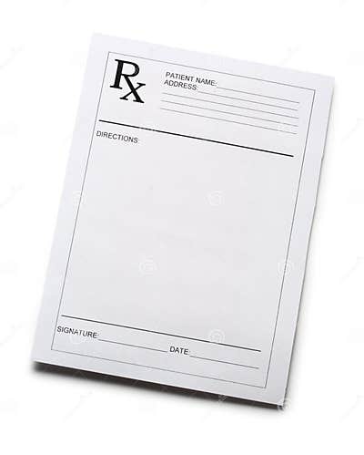 Blank patient list stock photo. Image of prescription - 29433258