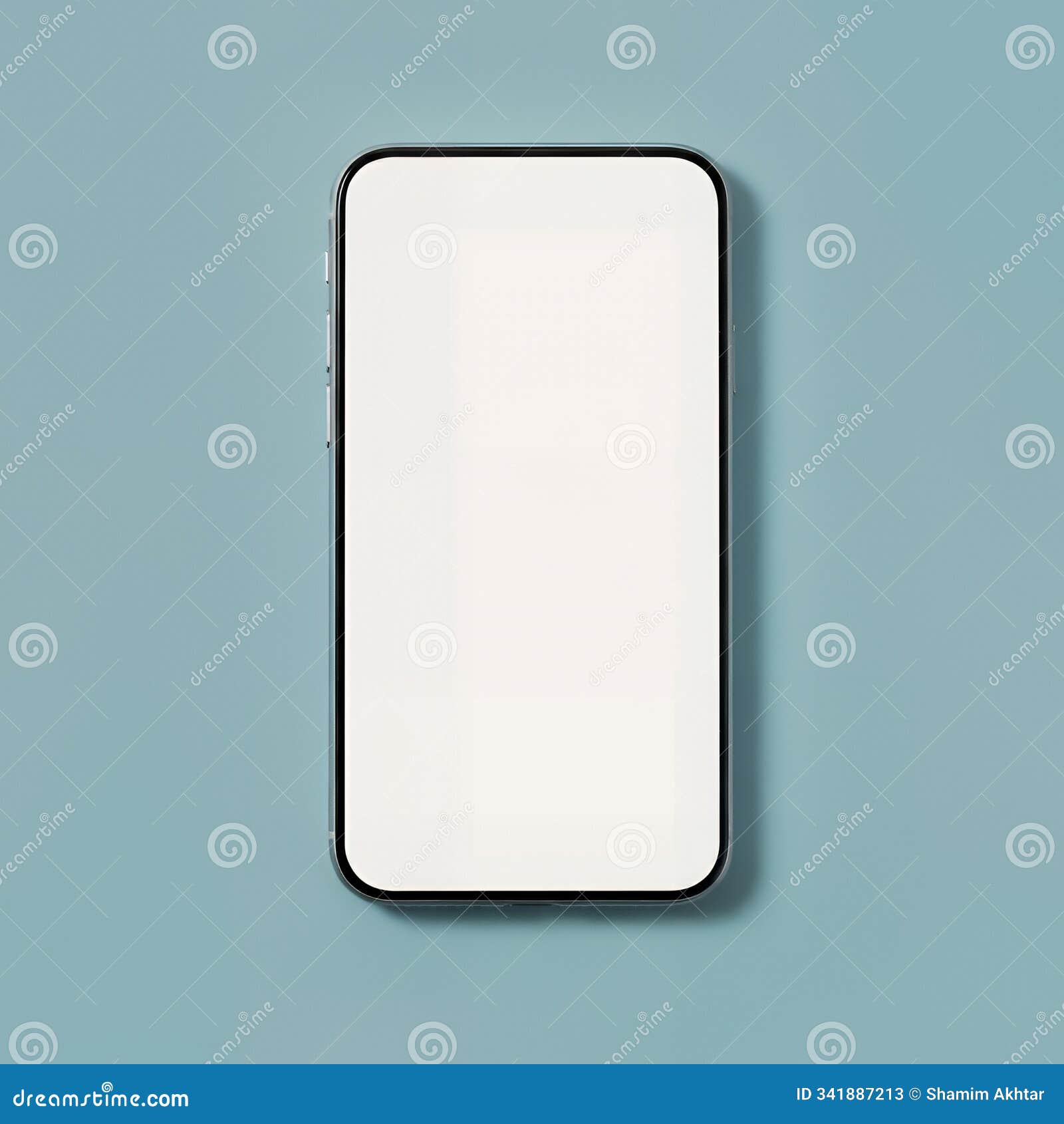 Blank Phone Mockup To Add Your Design Stock Illustration - Illustration ...