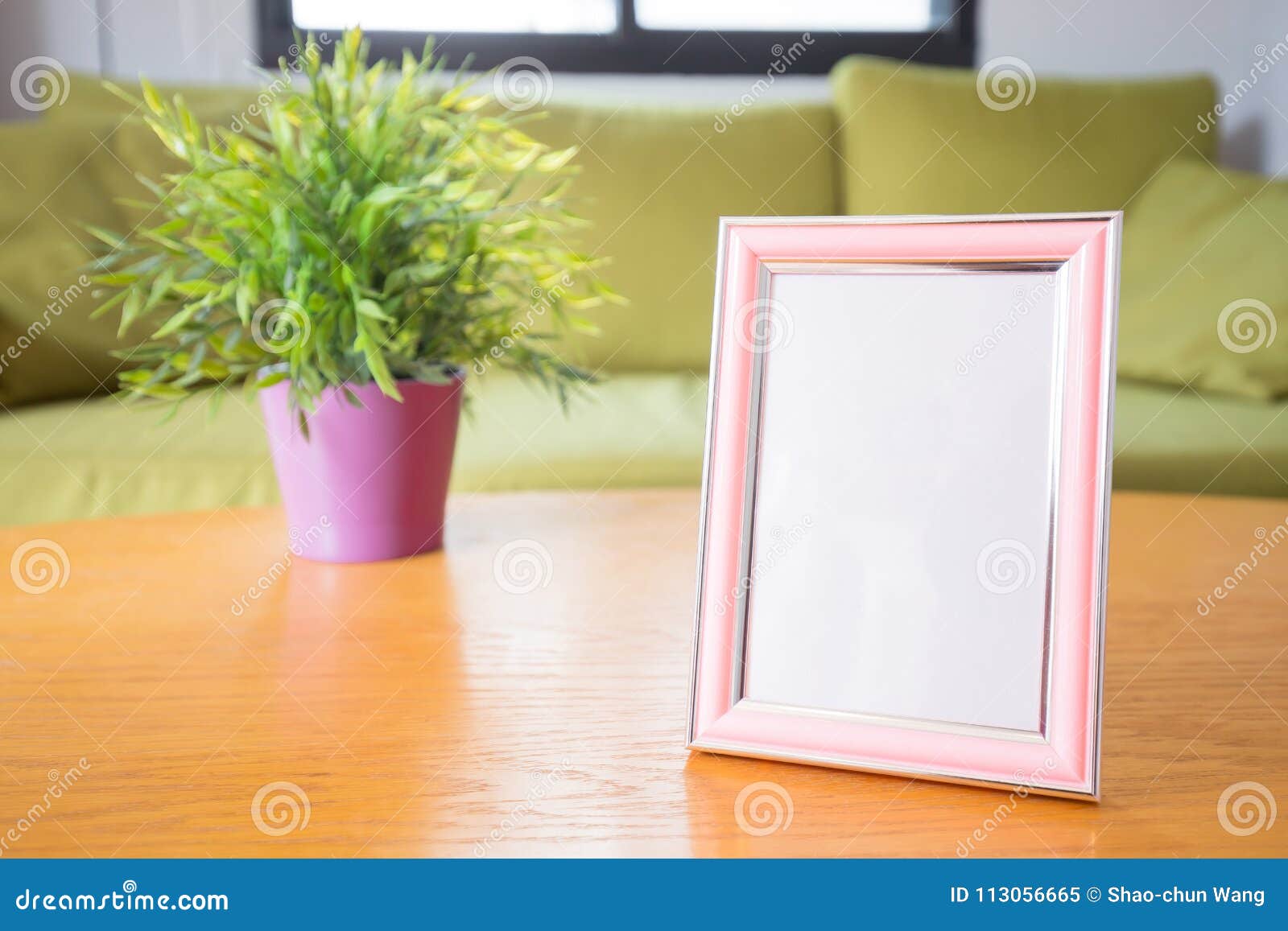 Photo frame at room stock image. Image of commemorate - 113056665