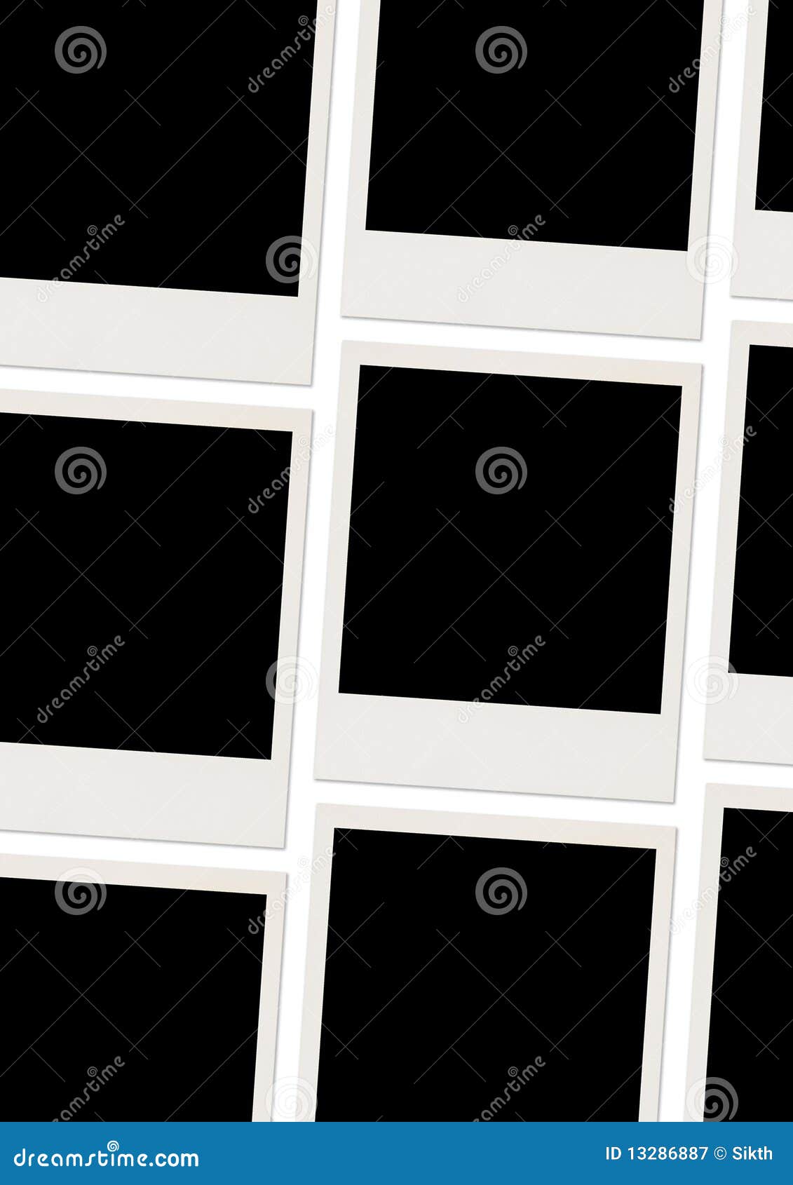 Blank Photos stock illustration. Illustration of instant - 13286887