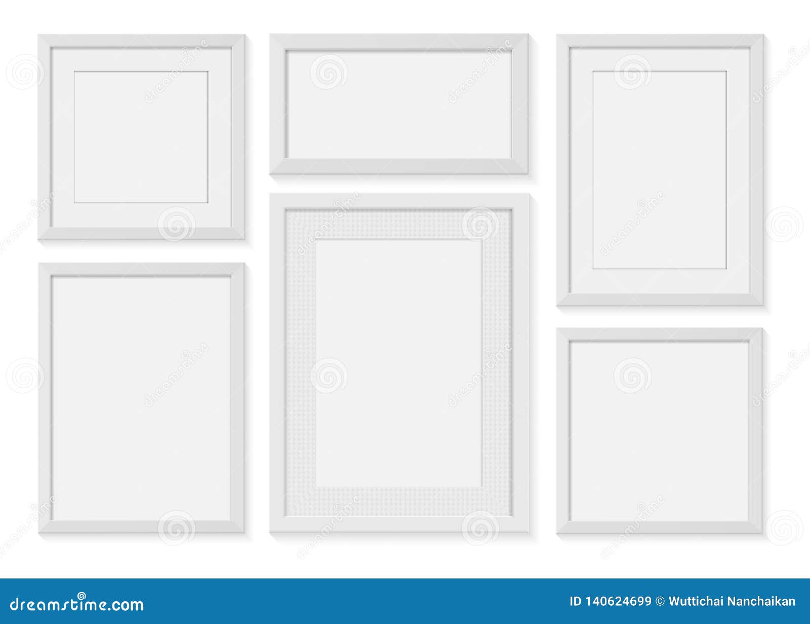 Blank picture frame stock vector. Illustration of frame - 140624699
