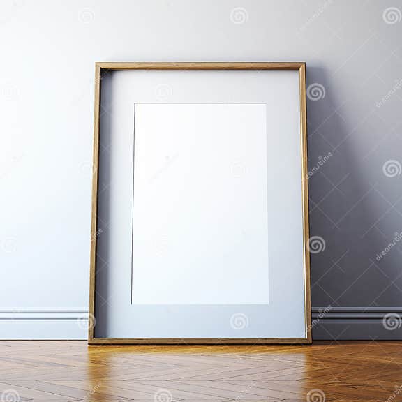 Blank picture frame stock photo. Image of hanging, mock - 44250402