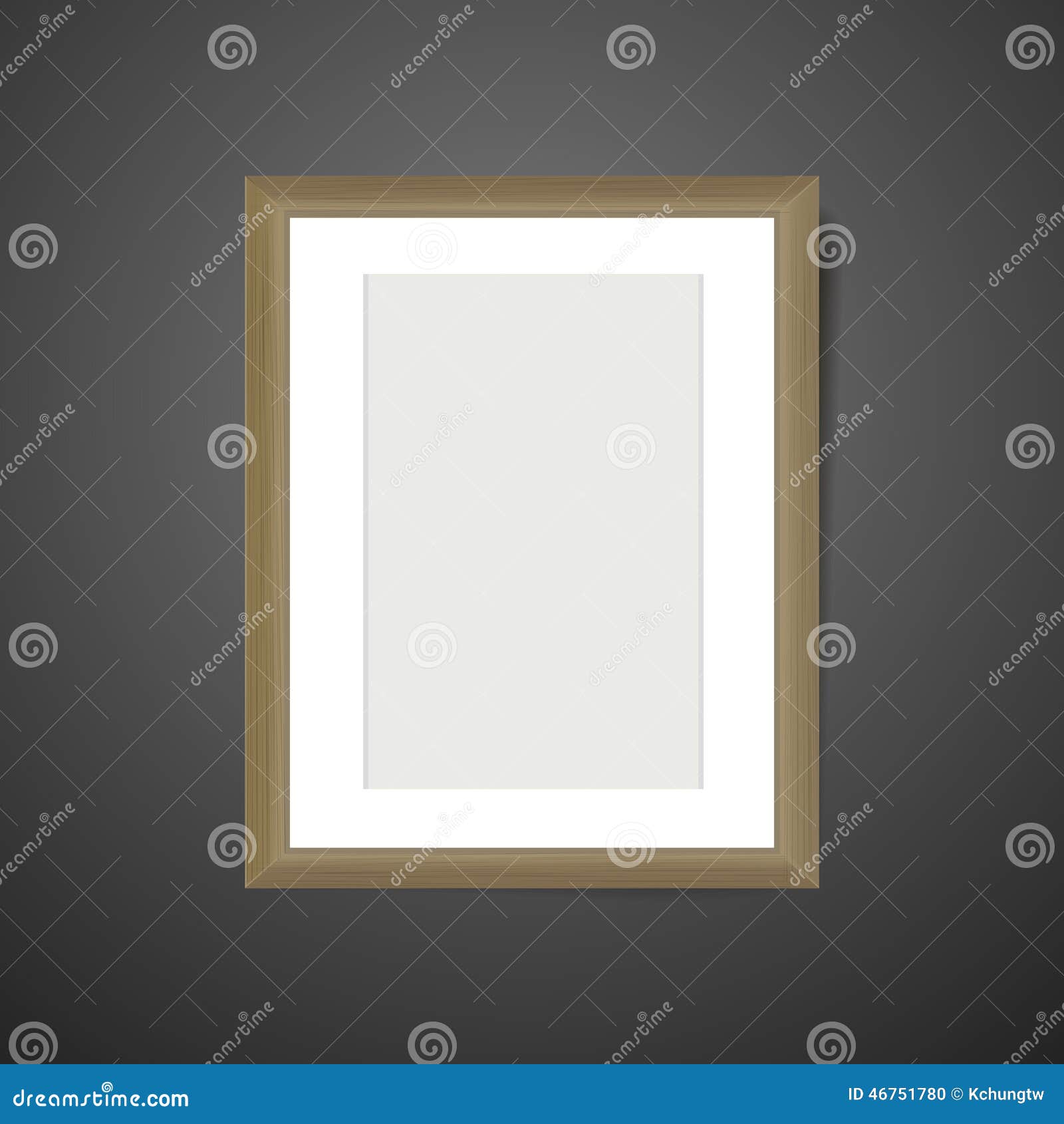 Blank Picture Frame Template Stock Vector - Illustration of simple ...