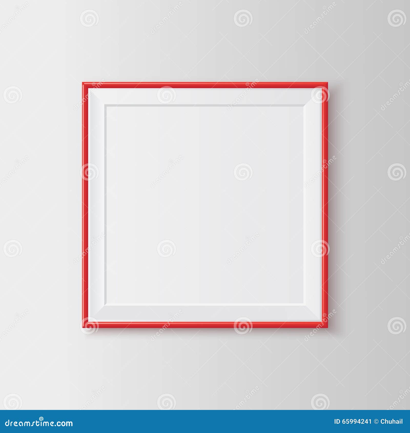 Blank picture frame. stock vector. Illustration of advertising - 65994241