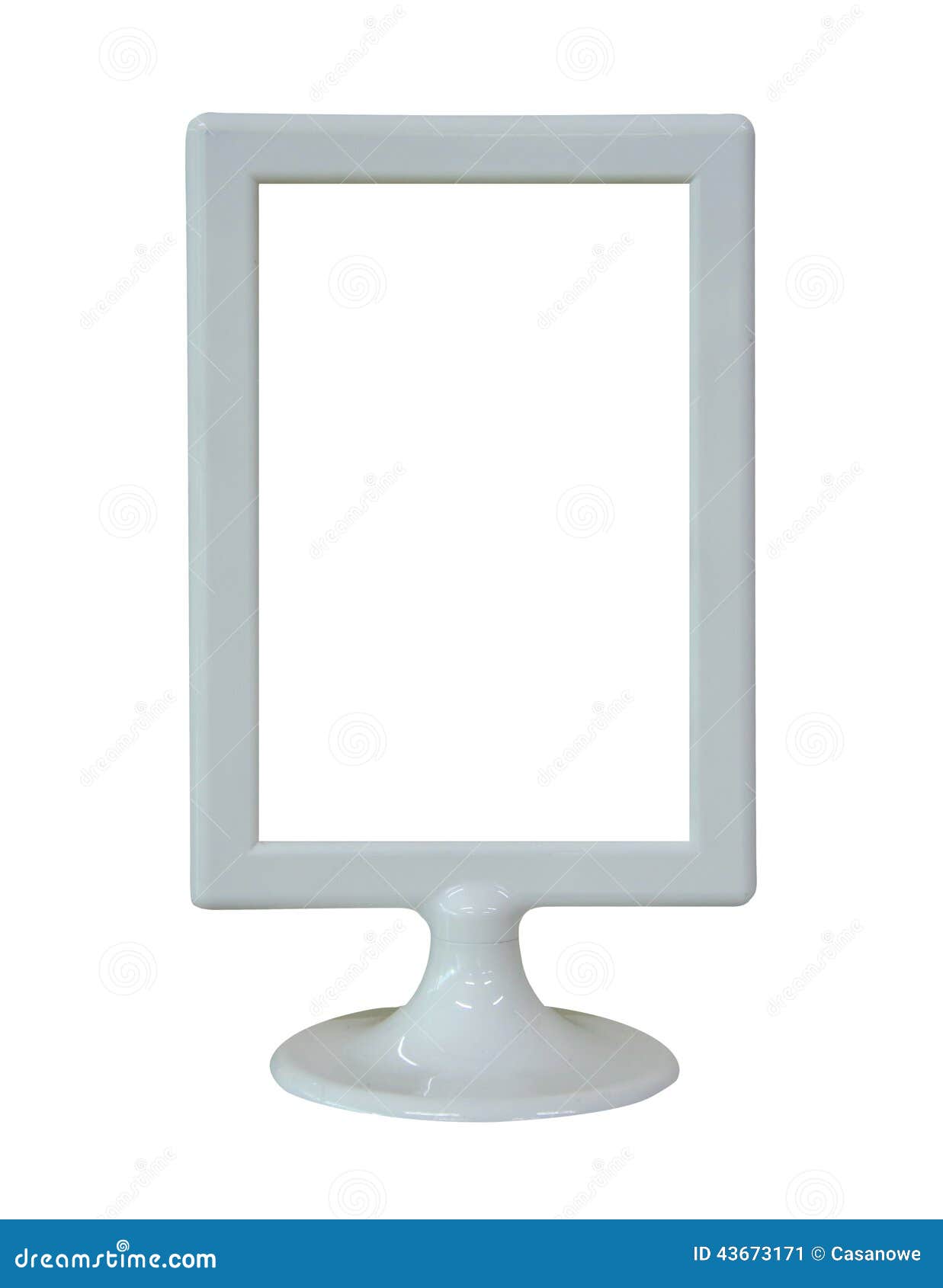 Blank Picture Frames at the Desk Stock Image - Image of chrome ...