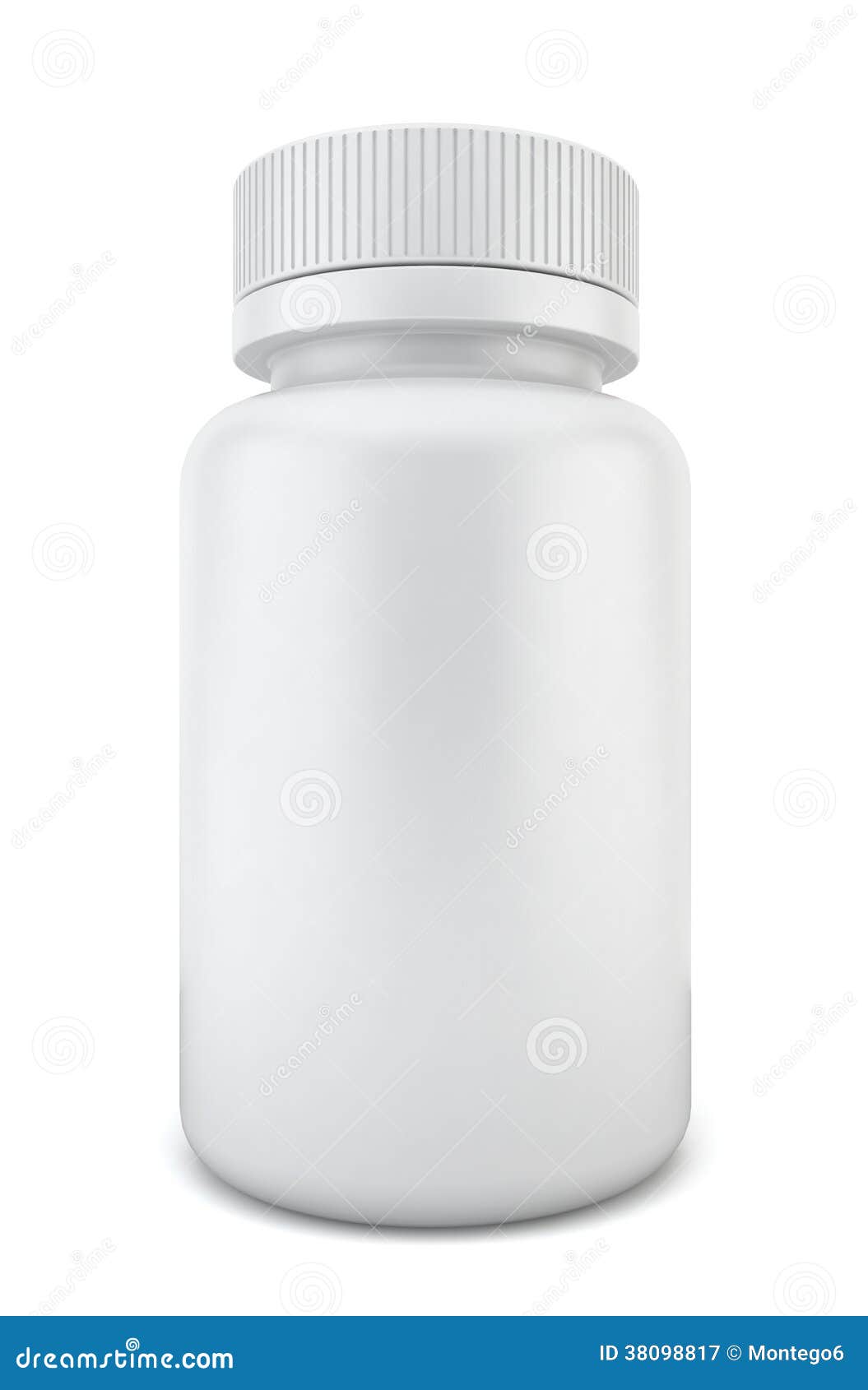 Blank pill container stock illustration. Illustration of clinical ...